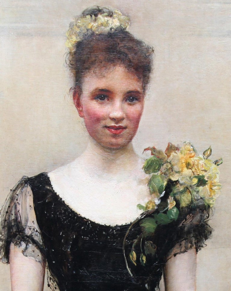 Annie Louisa Swynnerton - Debutante - British Victorian oil painting ... Annie Louisa Swynnerton - Debutante - British Victorian oil painting ...