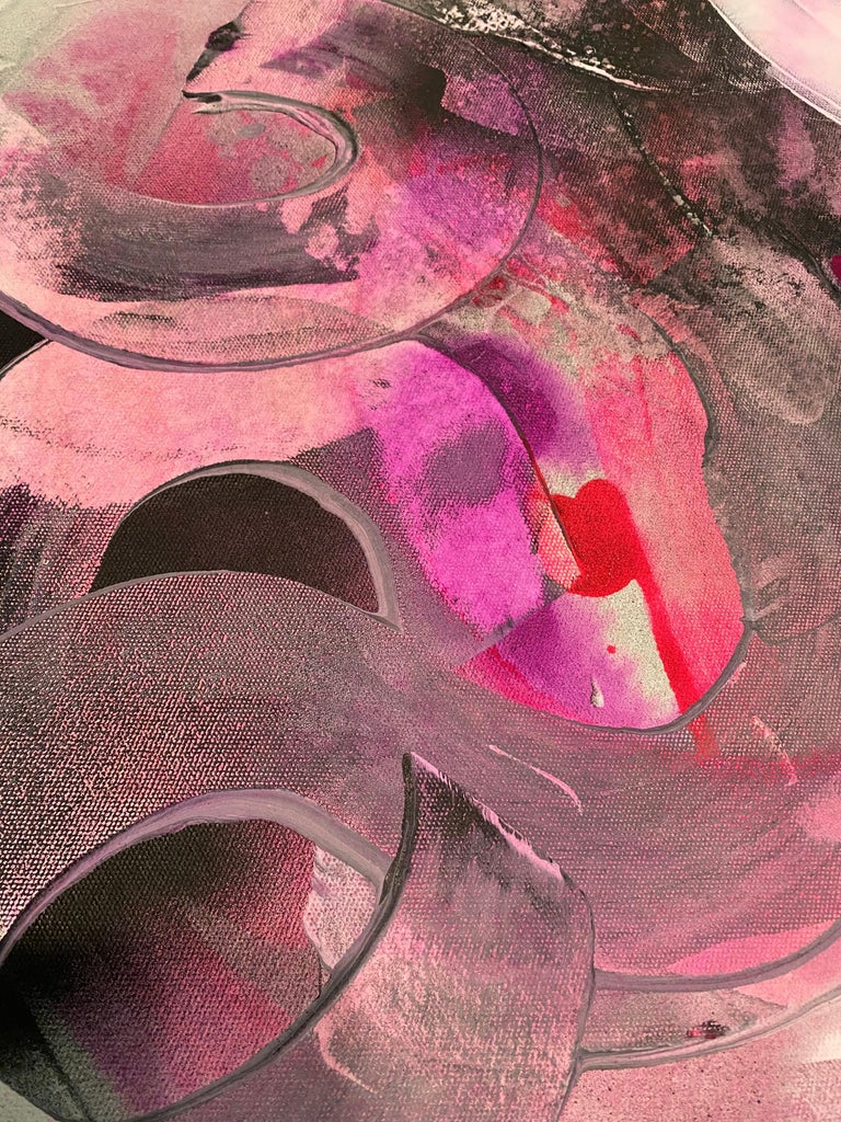 Annie Mandelkern - Strawberry Soda, 2020, technique mixte, peinture ...