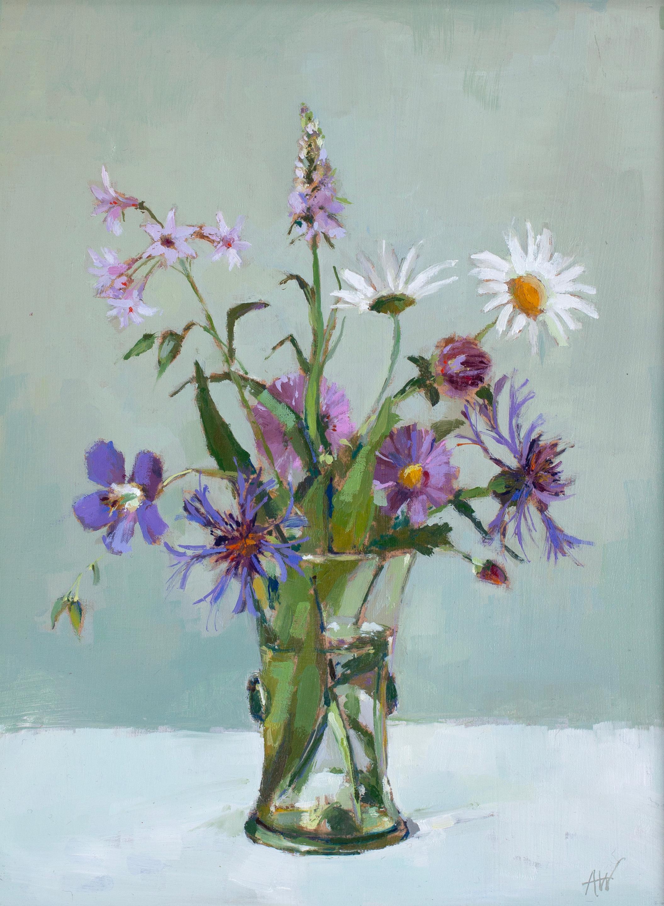 Annie Waring - Late Summer Flowers - seasonal impressionist still life ...