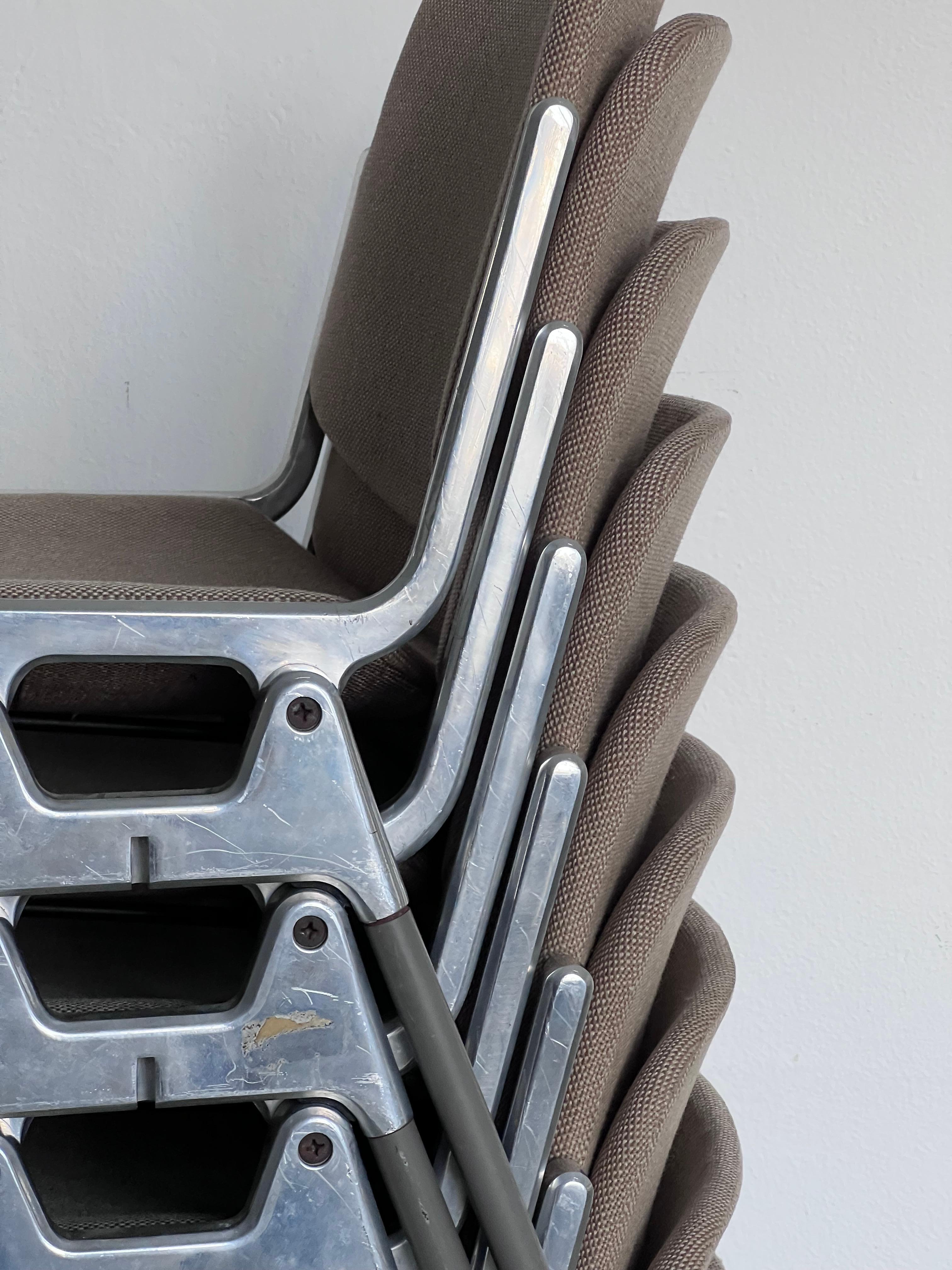 Anonima Castelli DSC 106 chairs, dining room, desk, beige, complete set ...