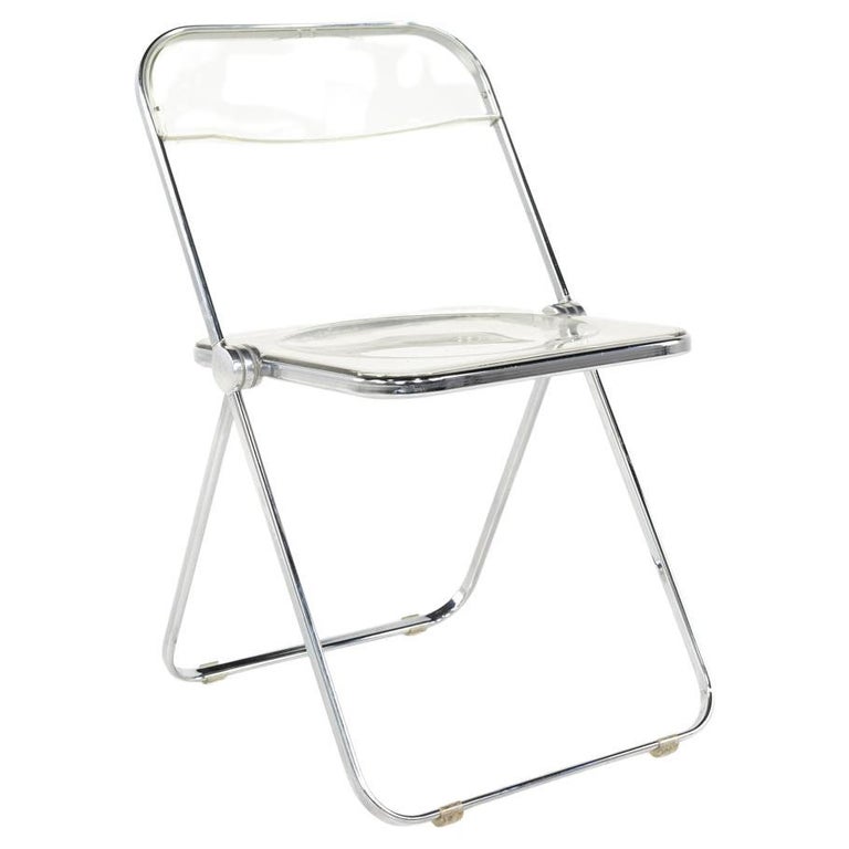 Anonima Castelli Mid Century Italian Lucite Folding Chair For Sale at ...