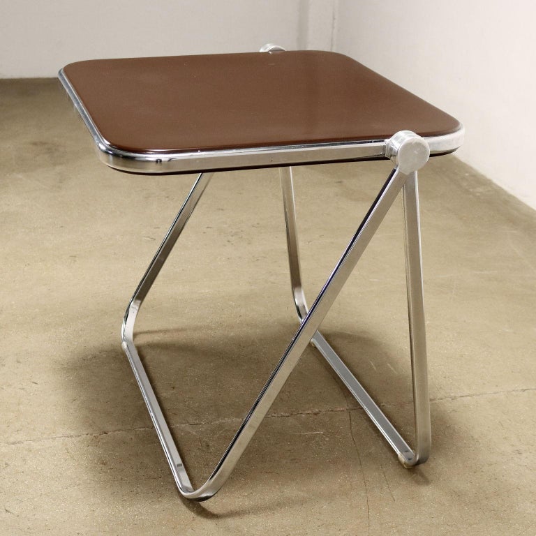 Anonima Castelli Platone Desk Metal Italy, 1960s-1970s For Sale at 1stDibs