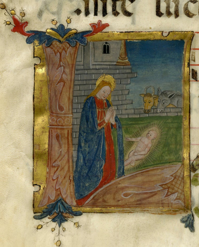 Anonymous 15th Artist - The Nativity of Christ For Sale at 1stDibs