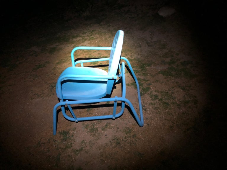 ANONYMOUS - Blue Chair (Life on Mars) For Sale at 1stDibs