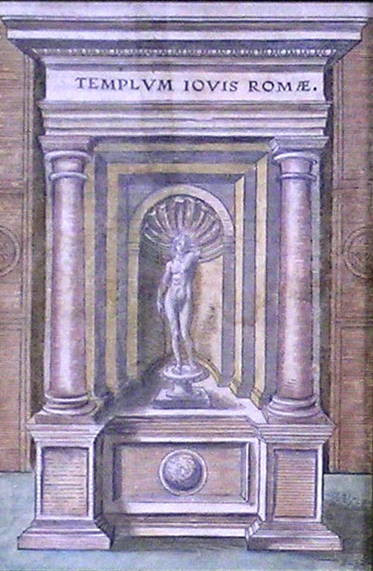 Unknown - Templum Iovis Romae (Temple of Jove) For Sale at 1stDibs