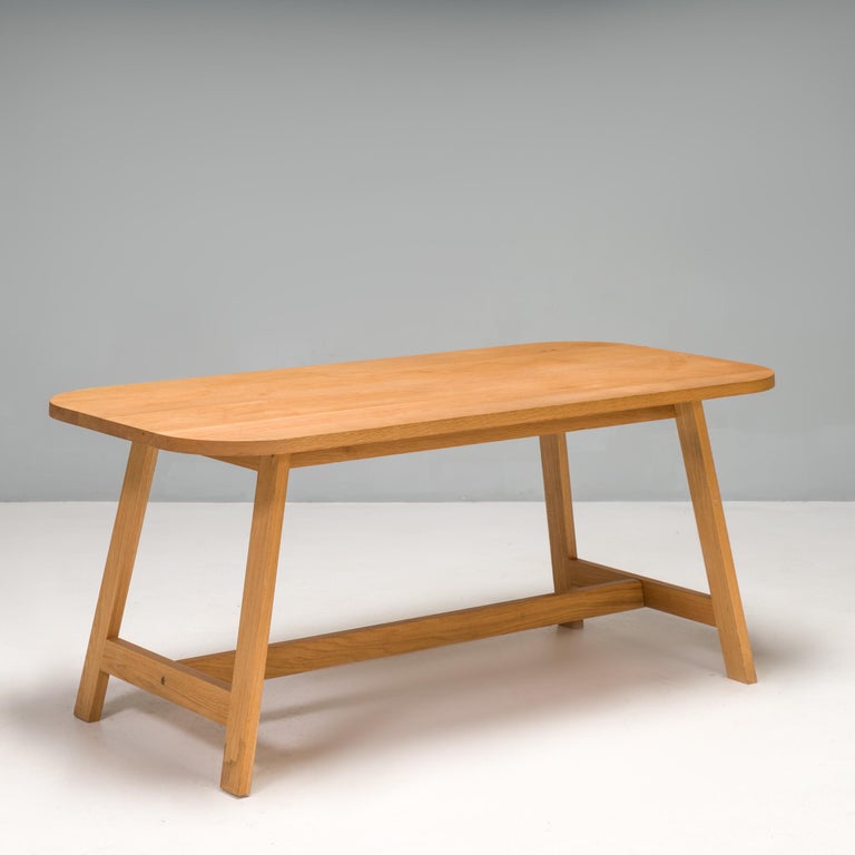 Another Country Oak Three Dining Table For Sale at 1stDibs