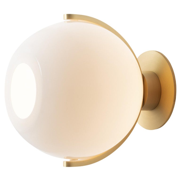 Another Day Sconce, White Glass For Sale at 1stDibs