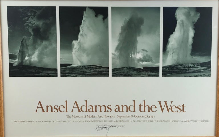 "Ansel Adams And The West" The Museum of Modern Art Signed Poster at ...
