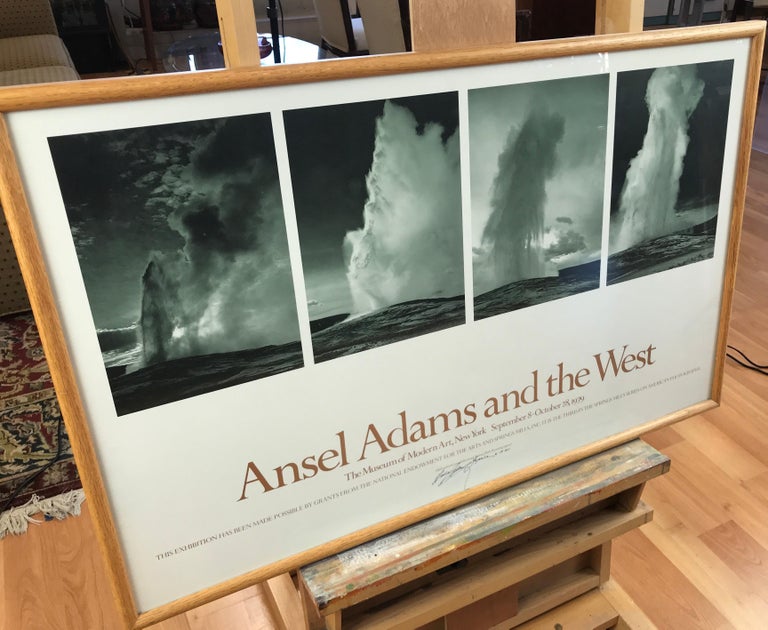 "Ansel Adams And The West" The Museum of Modern Art Signed Poster at ...