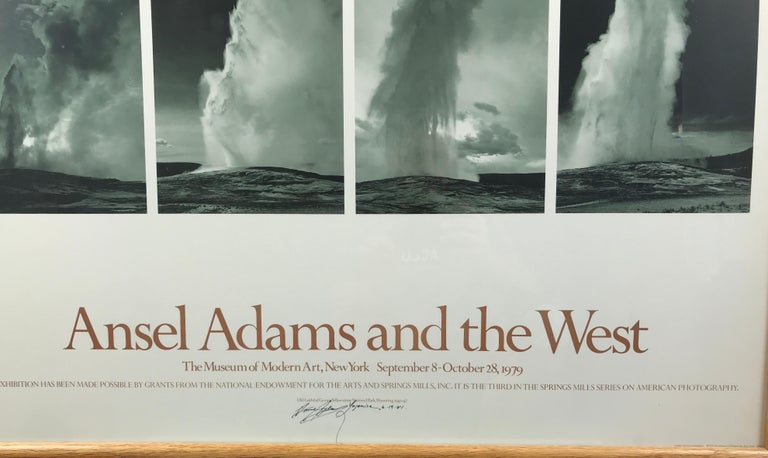 "Ansel Adams And The West" The Museum of Modern Art Signed Poster at ...