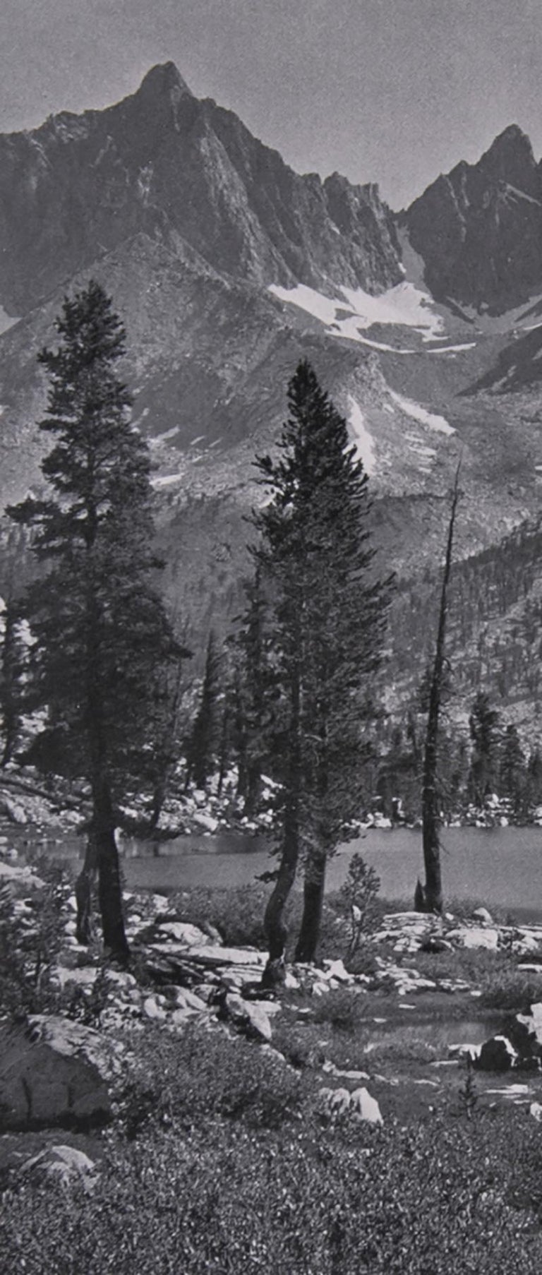 Ansel Adams - Kaweah Peaks from Little Five Lakes, a Photograph by ...