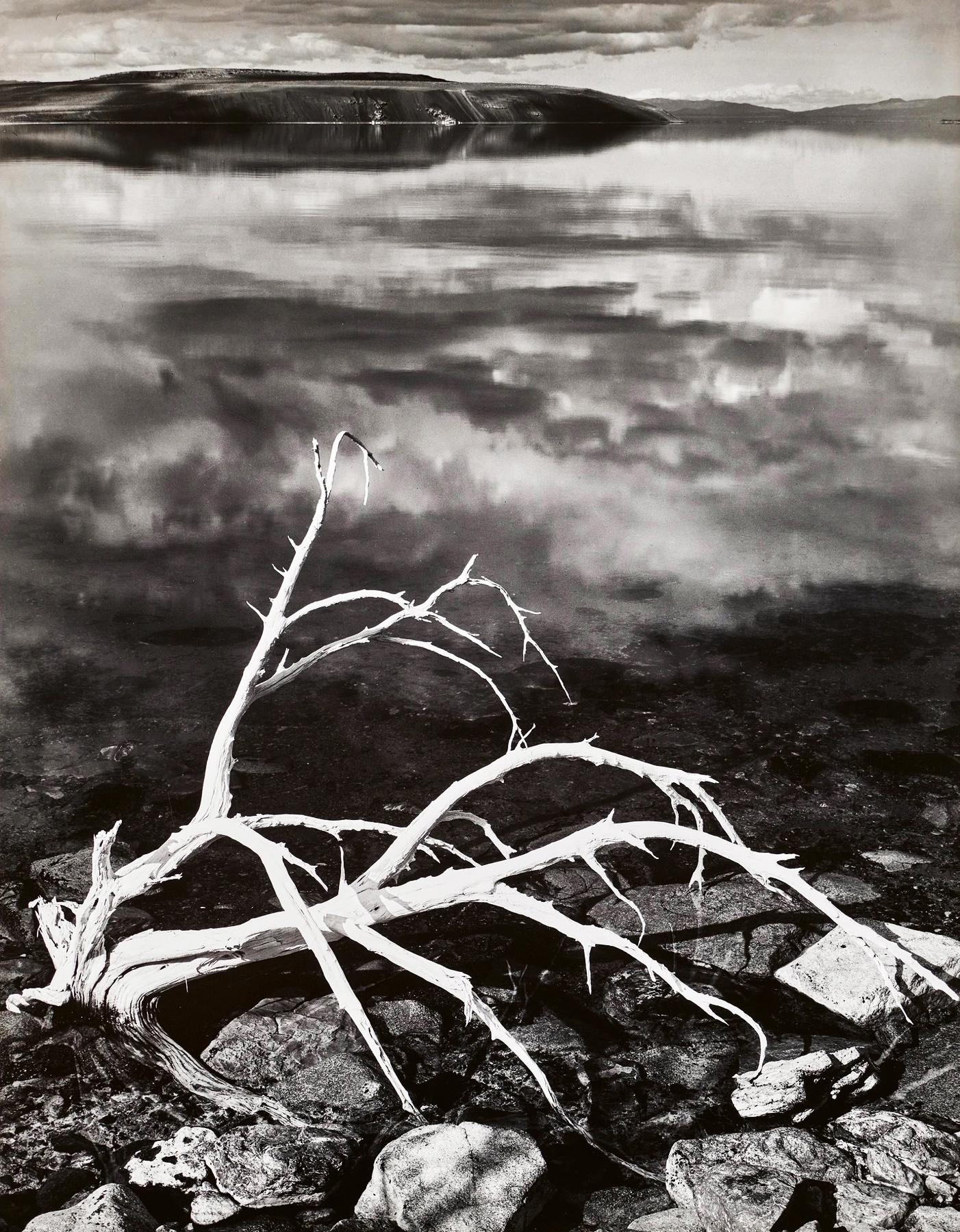 Ansel Adams - Sierra Nevada, Winter Evening, from the Owens Valley ...
