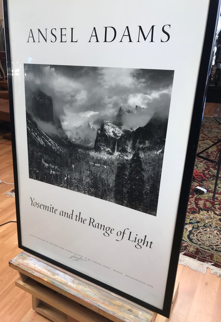 Ansel Adams "Yosemite and the Range of Light" Poster Signed at 1stDibs