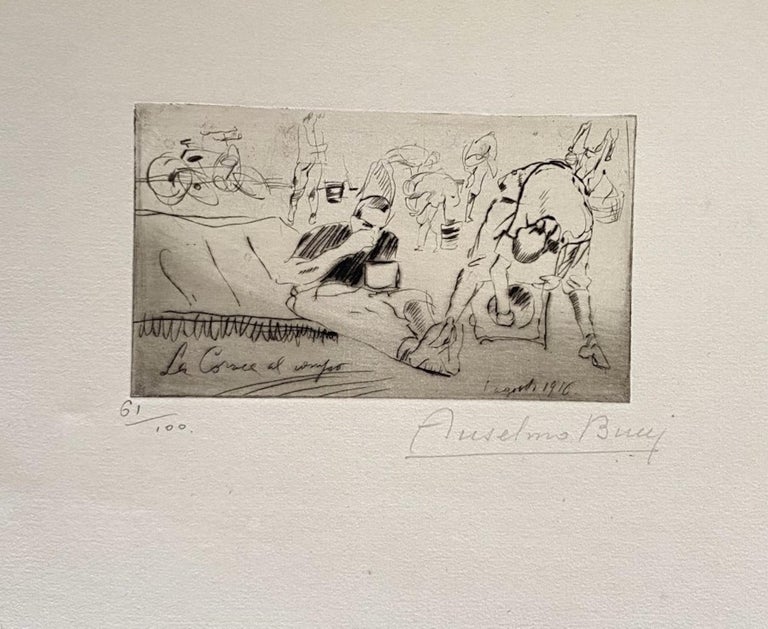 Anselmo Bucci - Militant - Etching by Anselmo Bucci - 1917s For Sale at ...
