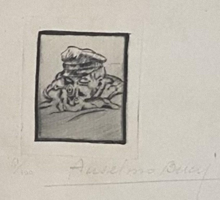 Anselmo Bucci - Military - Original Etching by Anselmo Bucci - 1917 For ...