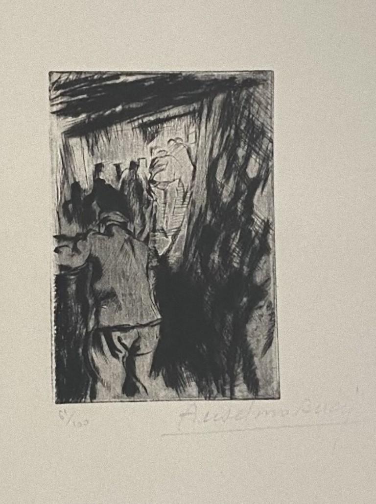 Anselmo Bucci - Military - Original Etching by Anselmo Bucci - 1917 For ...