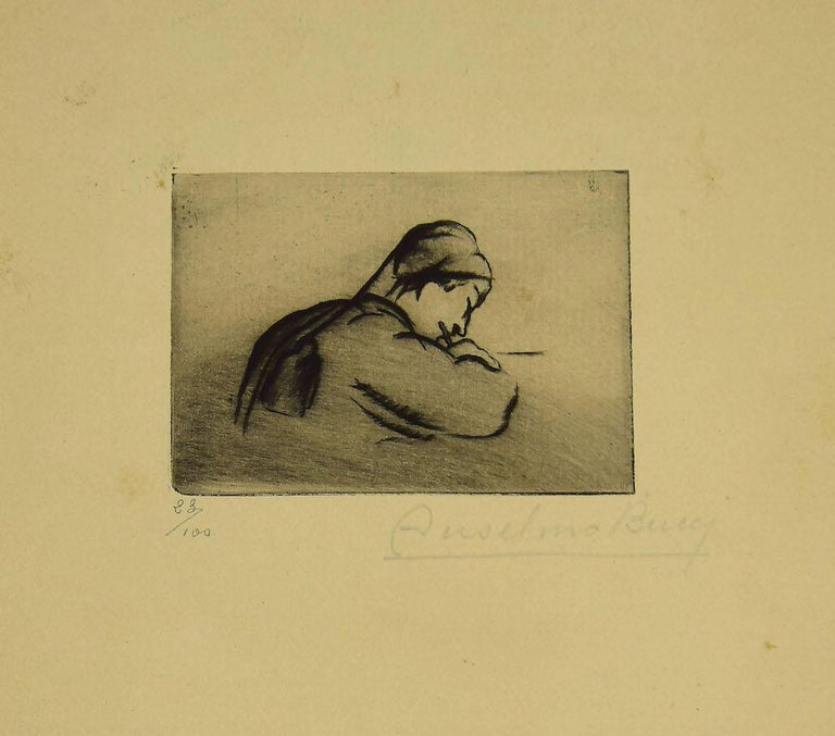 Anselmo Bucci - Military - Original Etching by Anselmo Bucci - 1917 For ...