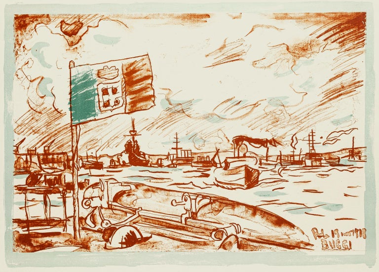 Anselmo Bucci - The War - Lithograph by Anselmo Bucci - 1918 For Sale ...