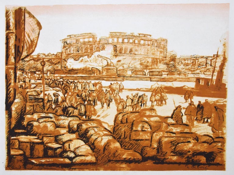 Anselmo Bucci - Verona - Lithograph by Anselmo Bucci - 1917 For Sale at ...