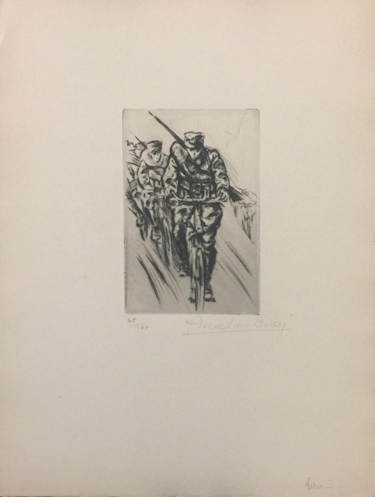 Anselmo Bucci - Vite... - Original Etching by Anselmo Bucci - 1917 For ...