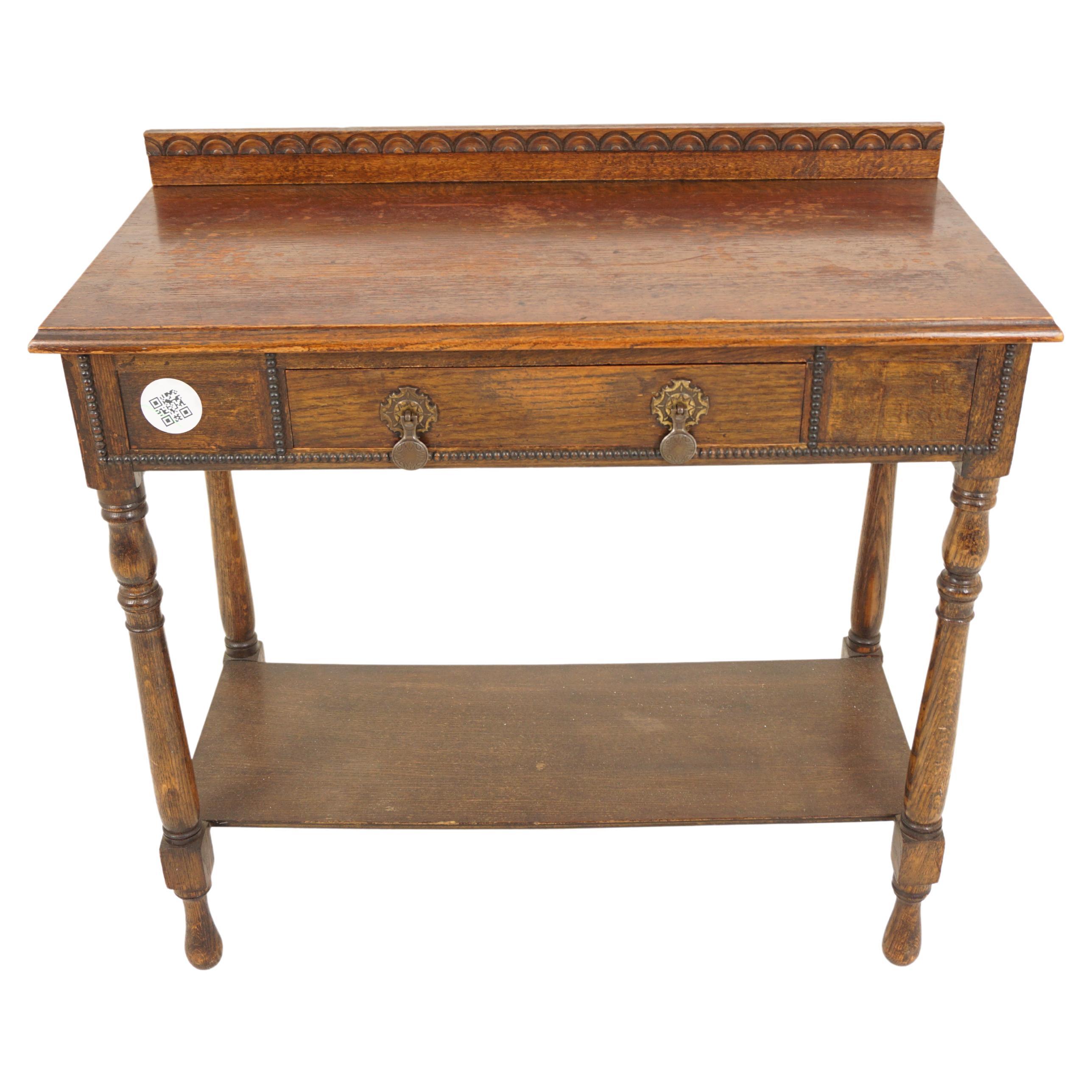 Antique Pine Dry Sink, Washstand, Hall Table, Writing Table, Scotland ...