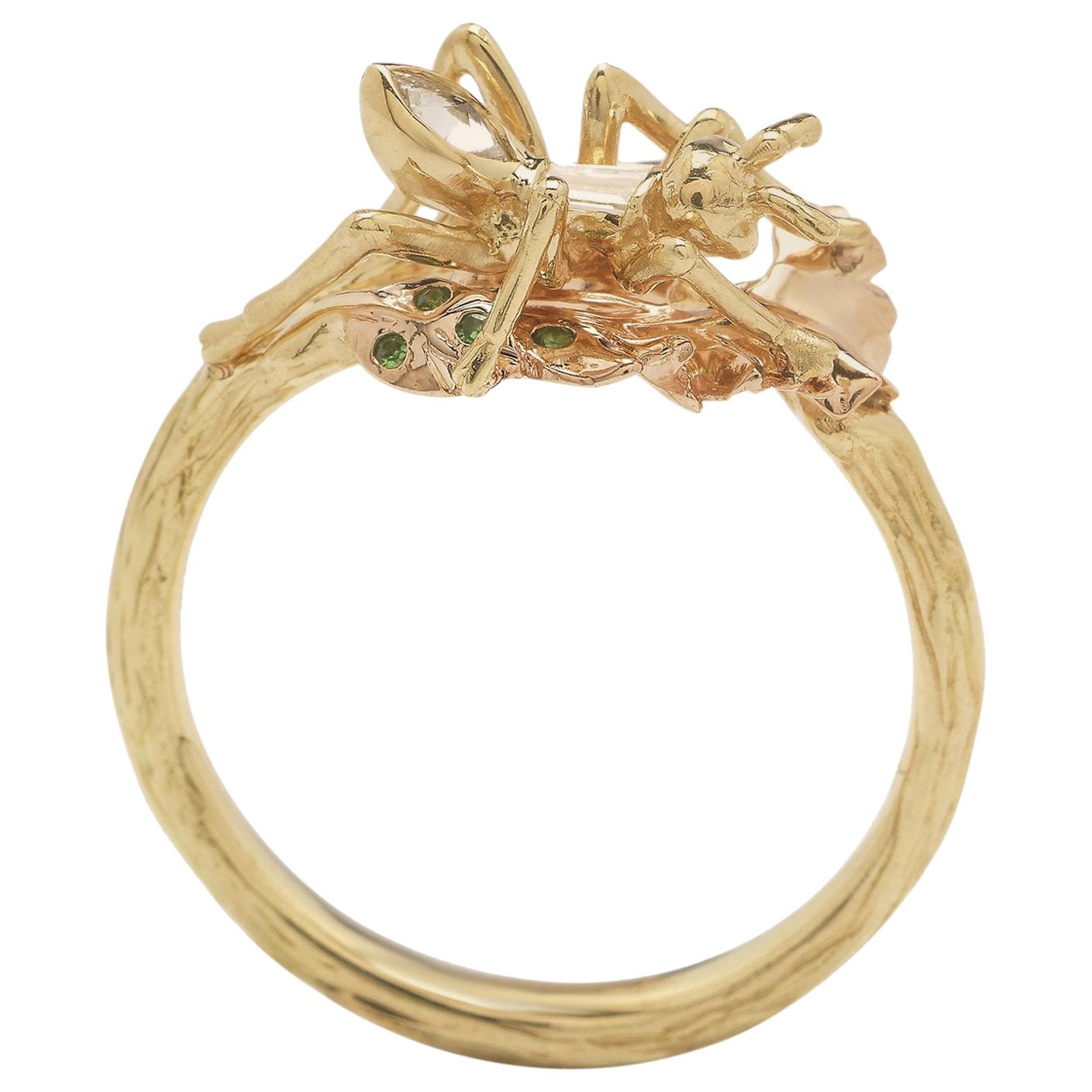 Ant Stackable Ring, Diamond For Sale at 1stDibs