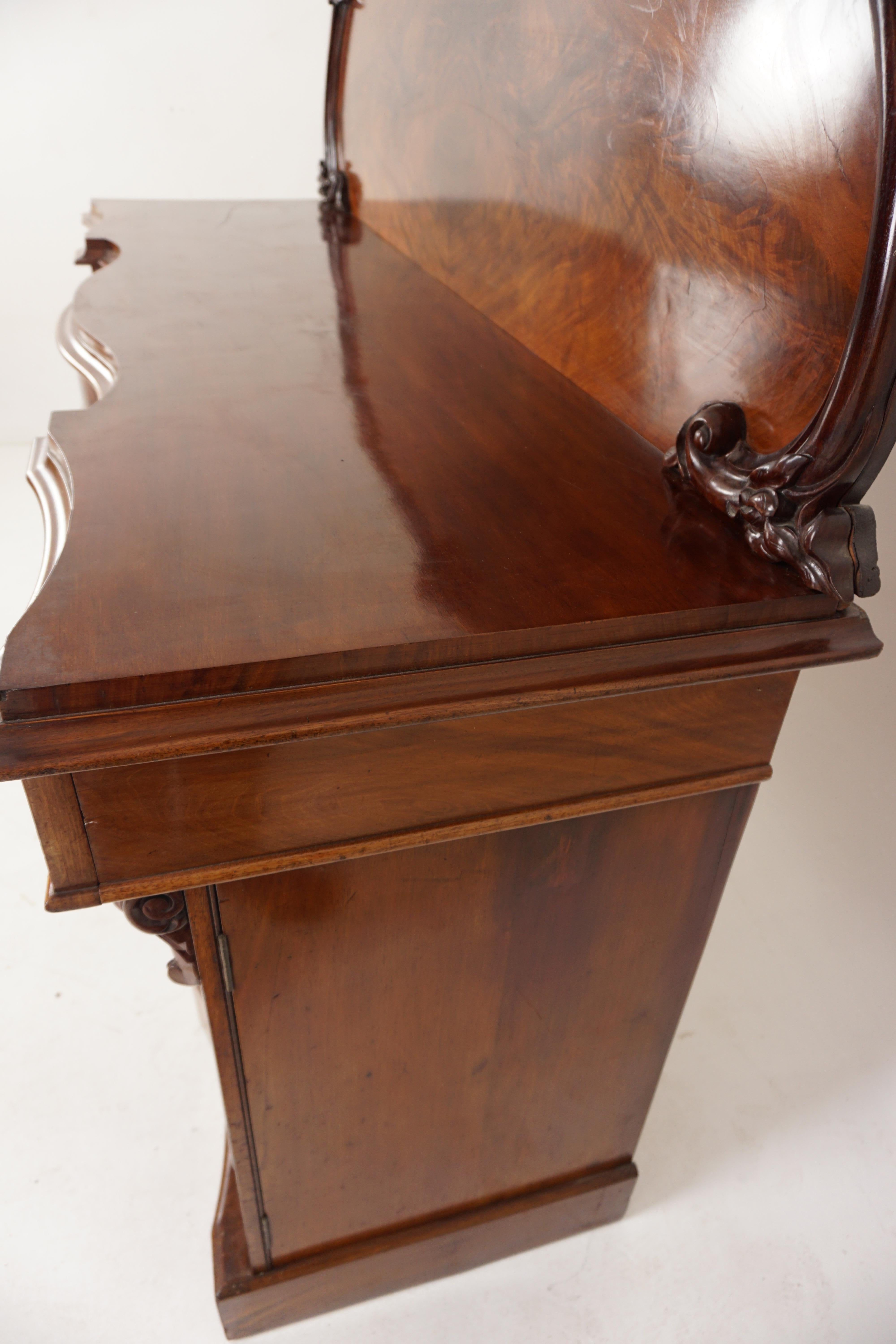 Ant. Victorian Four Door Chiffonier, Sideboard, Buffet, Scotland 1870 ...