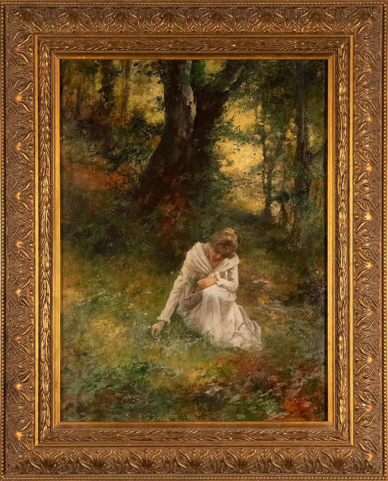 Antal Neogrady - Picking Flowers in the Field by Antal Neogrady For ...