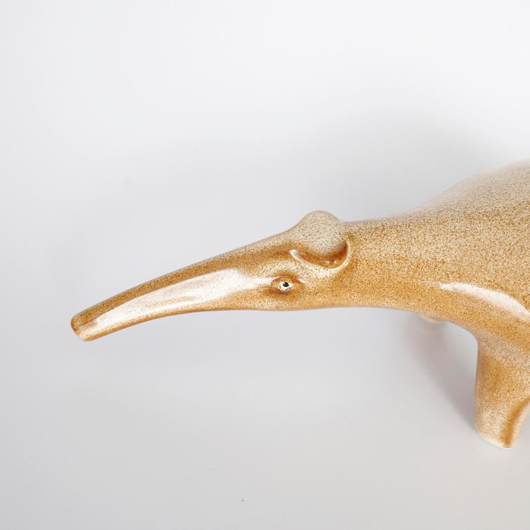 Anteater Shape High Temperature Ceramic Vase For Sale at 1stDibs