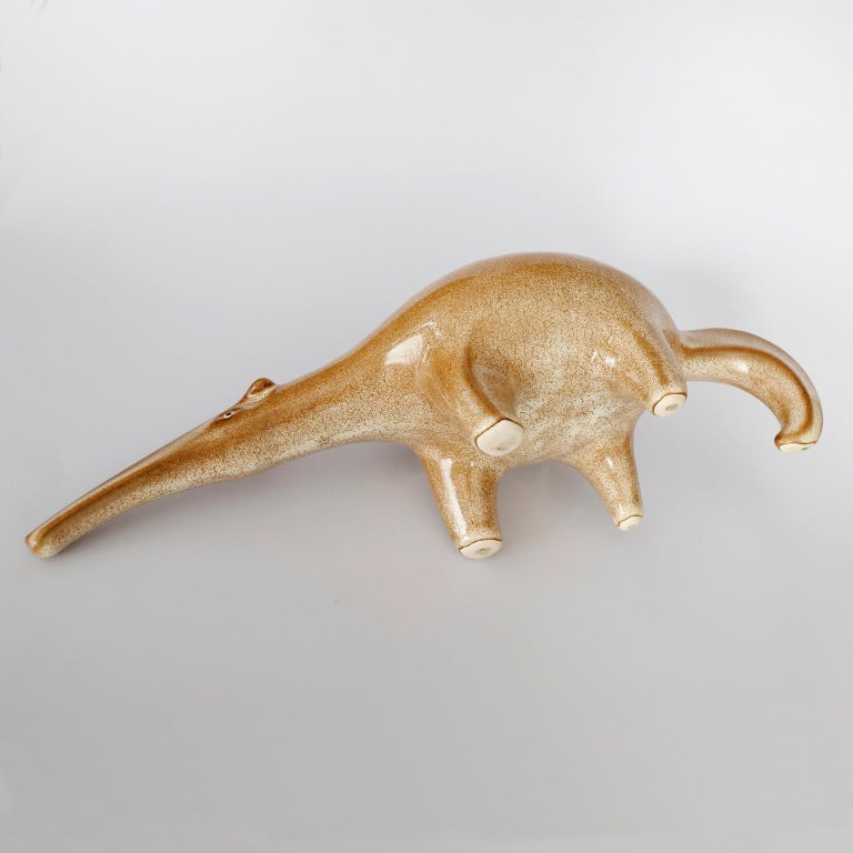 Anteater Shape High Temperature Ceramic Vase For Sale at 1stDibs