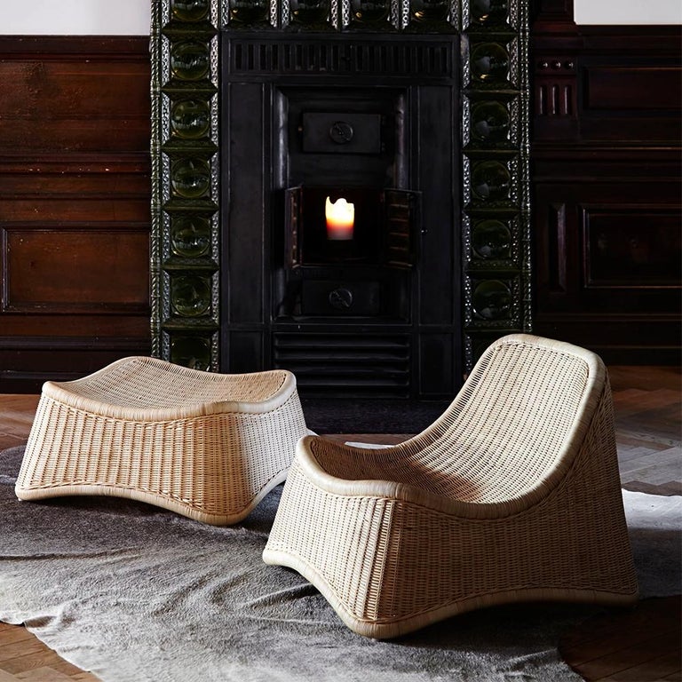 Antem Armchair and Pouf Set For Sale at 1stDibs