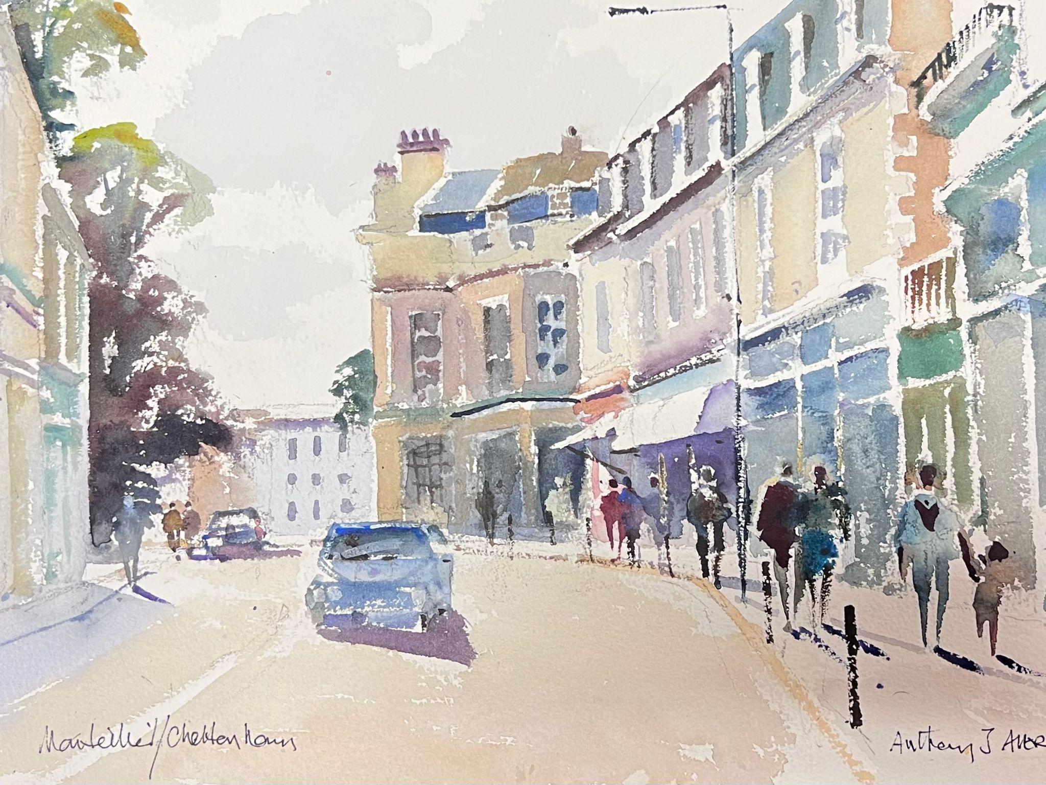 Anthony Avery - Fine British Original Impressionist Watercolor Figures ...