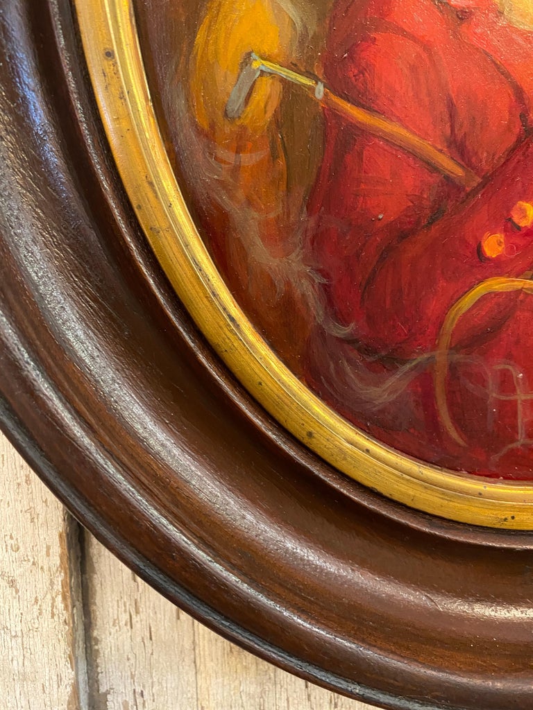 Anthony Barham Oil Painting, Fox Smoking Pipe, 2020 at 1stDibs ...