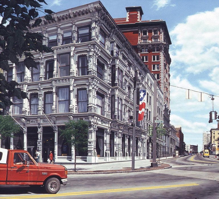 Anthony Brunelli - Photorealist Print "Court and Chenango" Anthony ...