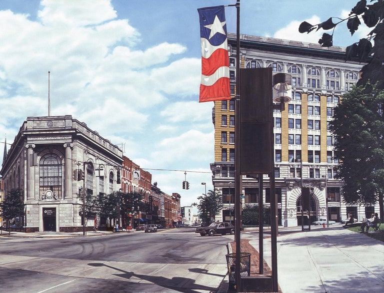 Anthony Brunelli - Photorealist Print "Court and Chenango" Anthony ...