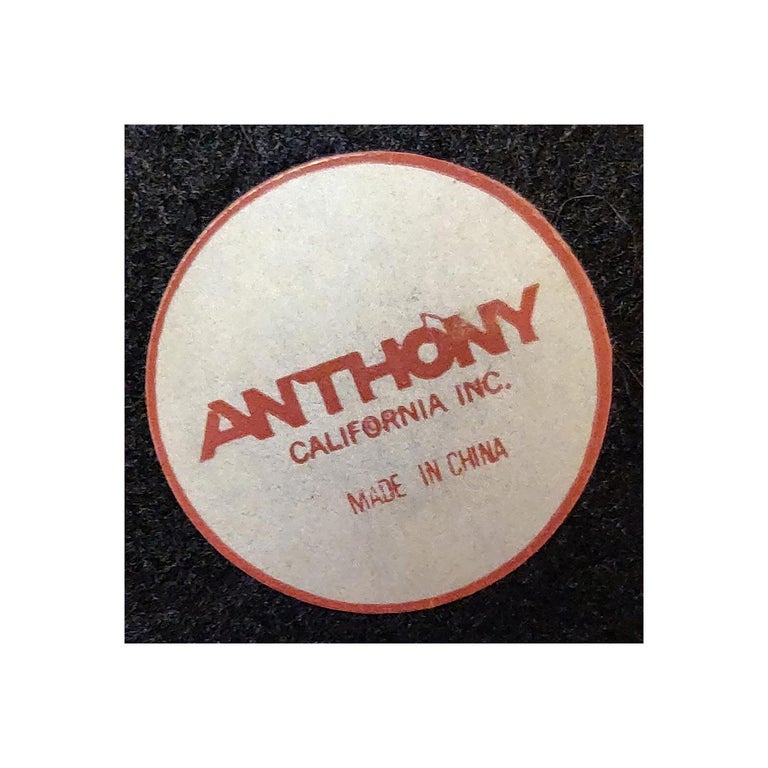 Anthony California Lacquer and Brass Hollywood Regency Etched Glass ...