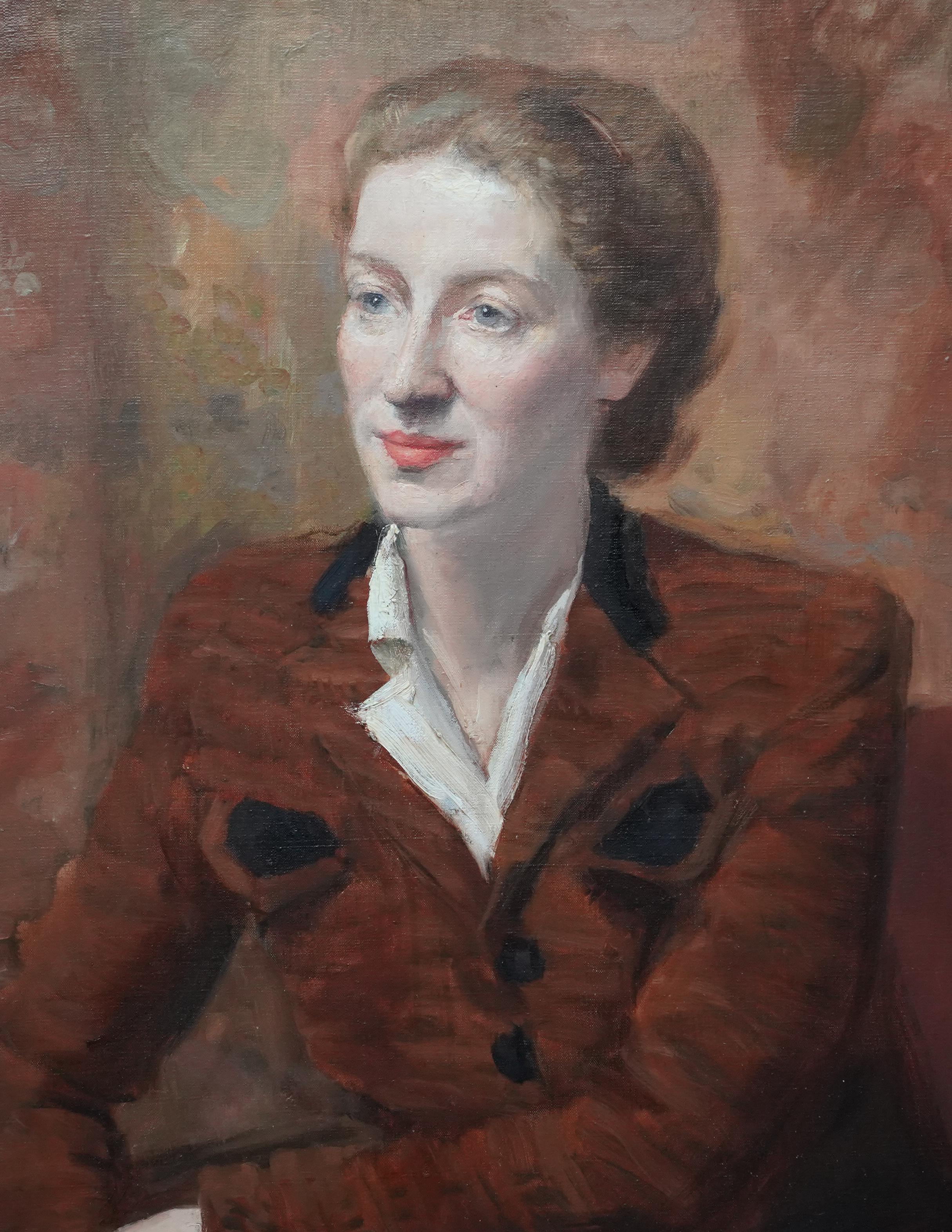 Anthony Devas - Portrait of Lady Audrey Norris - British 50s Post ...