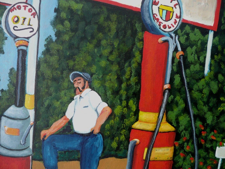 Anthony Dunphy – Bereit zum Servieren, Gemälde, Acryl auf Leinwand im ...