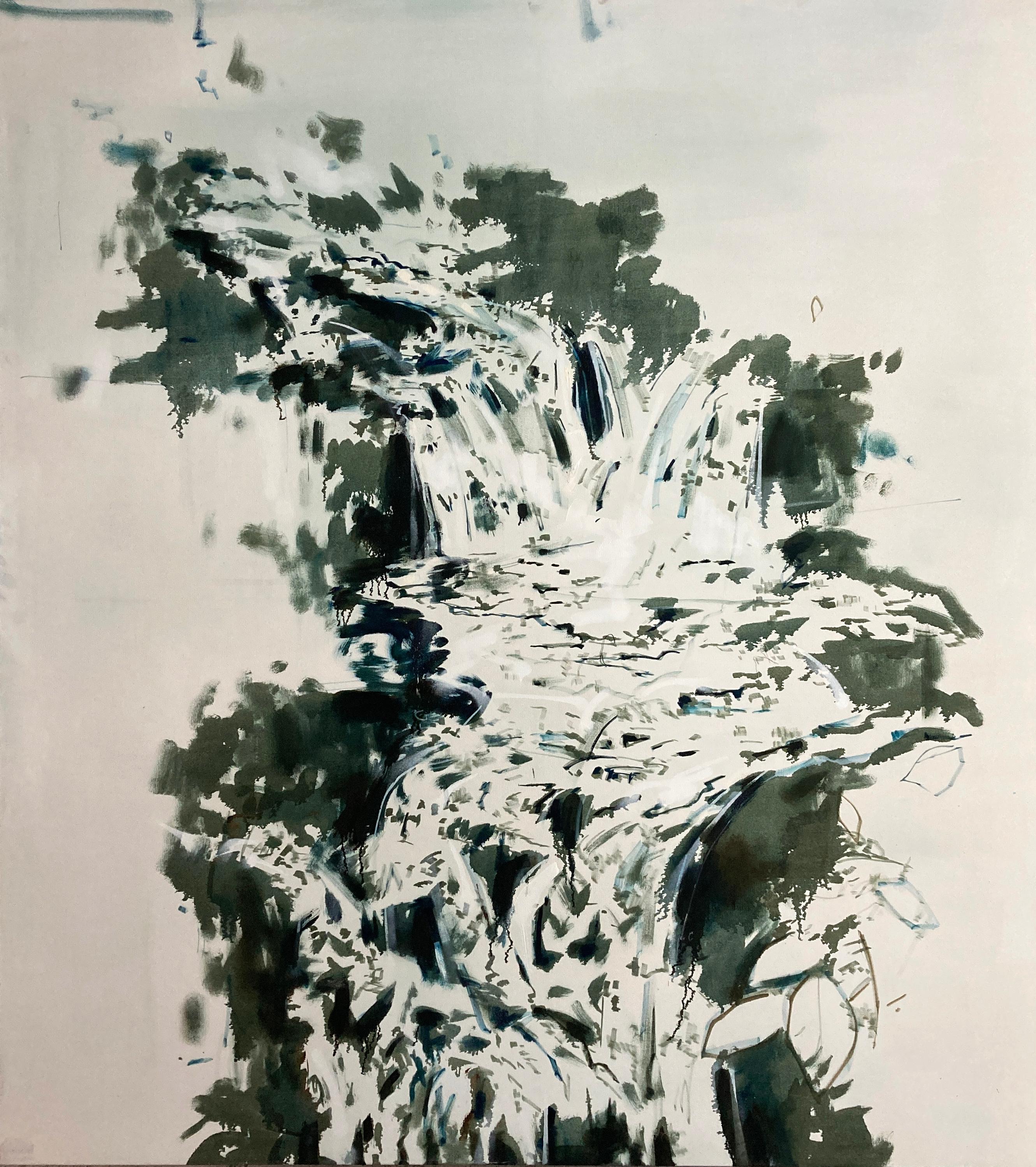 On Hansen - ABSTRACT Contemporary Artwork White Brown Earth Minimal ...