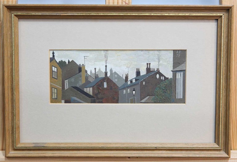 Anthony Procter - Modern British View of Roof Tops from an English town ...