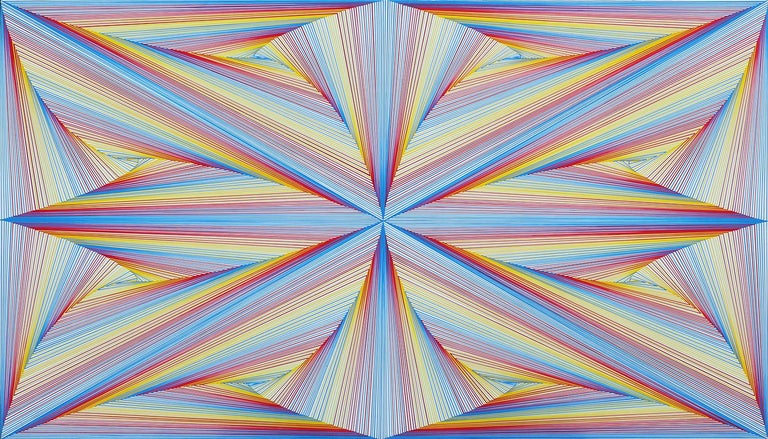 Anthony Reans - "Universal Singularity" Colorful and Vibrant Geometric ...