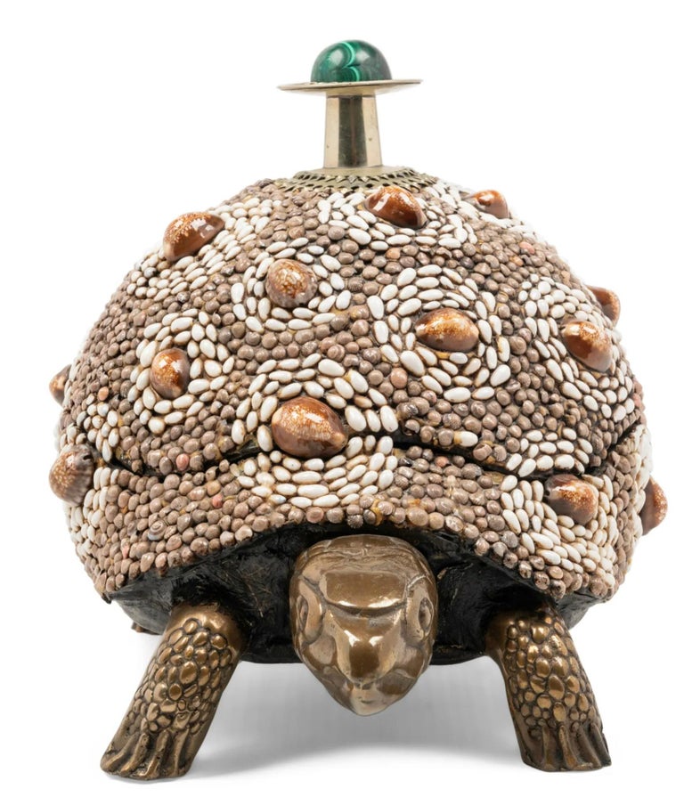 Anthony Redmile Shell Encrusted Turtle Box For Sale at 1stDibs