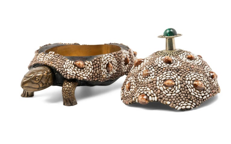 Anthony Redmile Shell Encrusted Turtle Box For Sale at 1stDibs