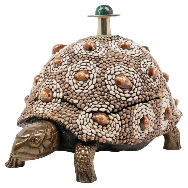 Anthony Redmile Shell Encrusted Turtle Box For Sale at 1stDibs