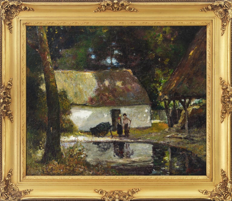 Anthony Thieme - A Quiet Moment, Painting For Sale at 1stdibs