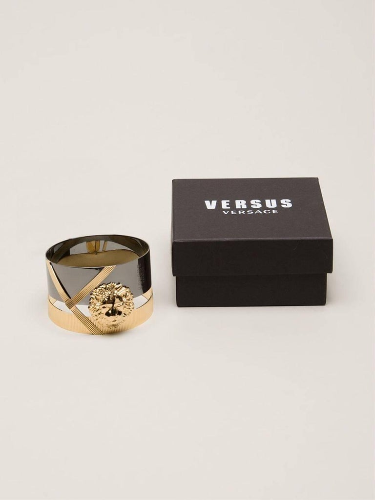 Anthony Vaccarello X Versus Versace cuff bracelet For Sale at 1stDibs