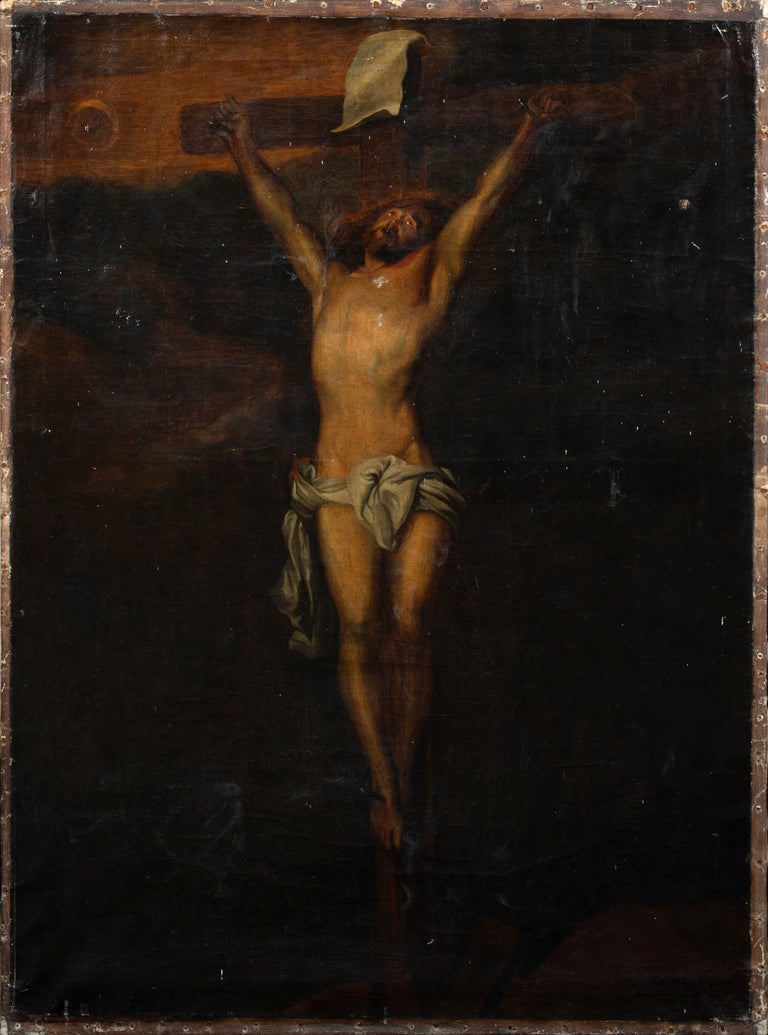 The Crucifixion, 17th Century circle of Anthony VAN DYCK (1599-1641) For Sale at 1stDibs