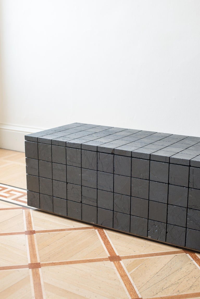 Anthracite Coal Bench Contemporary Seating For Sale at 1stDibs