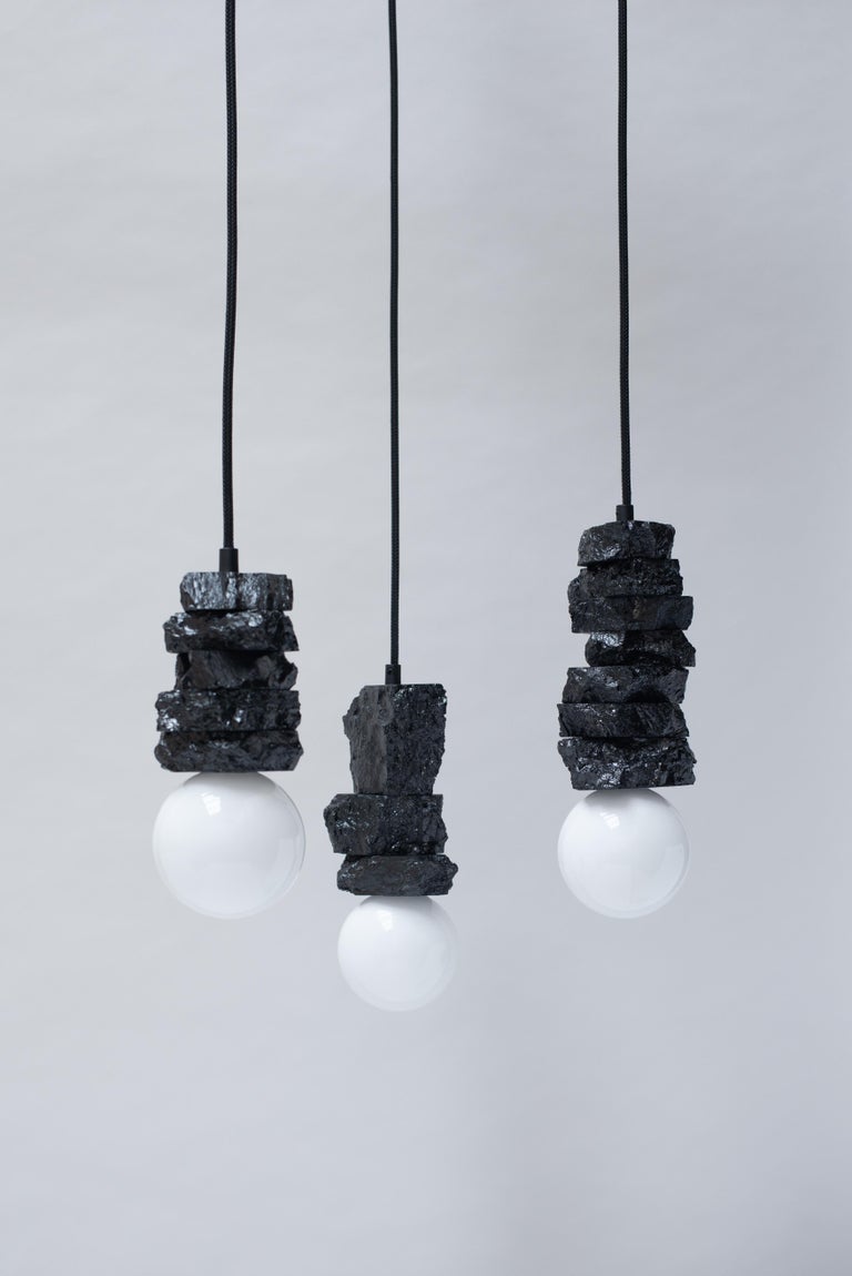 Anthracite Coal Pendant Light Contemporary Light For Sale at 1stDibs