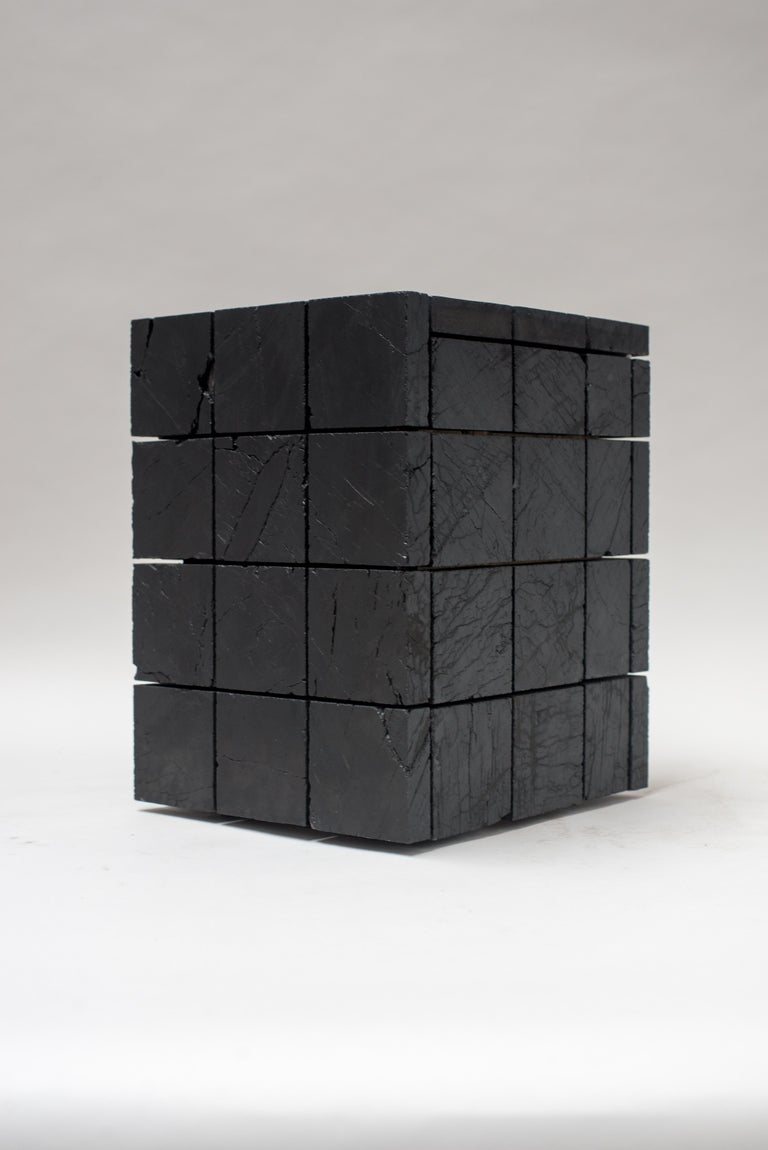 Anthracite Coal Side Table Contemporary Table For Sale at 1stDibs ...